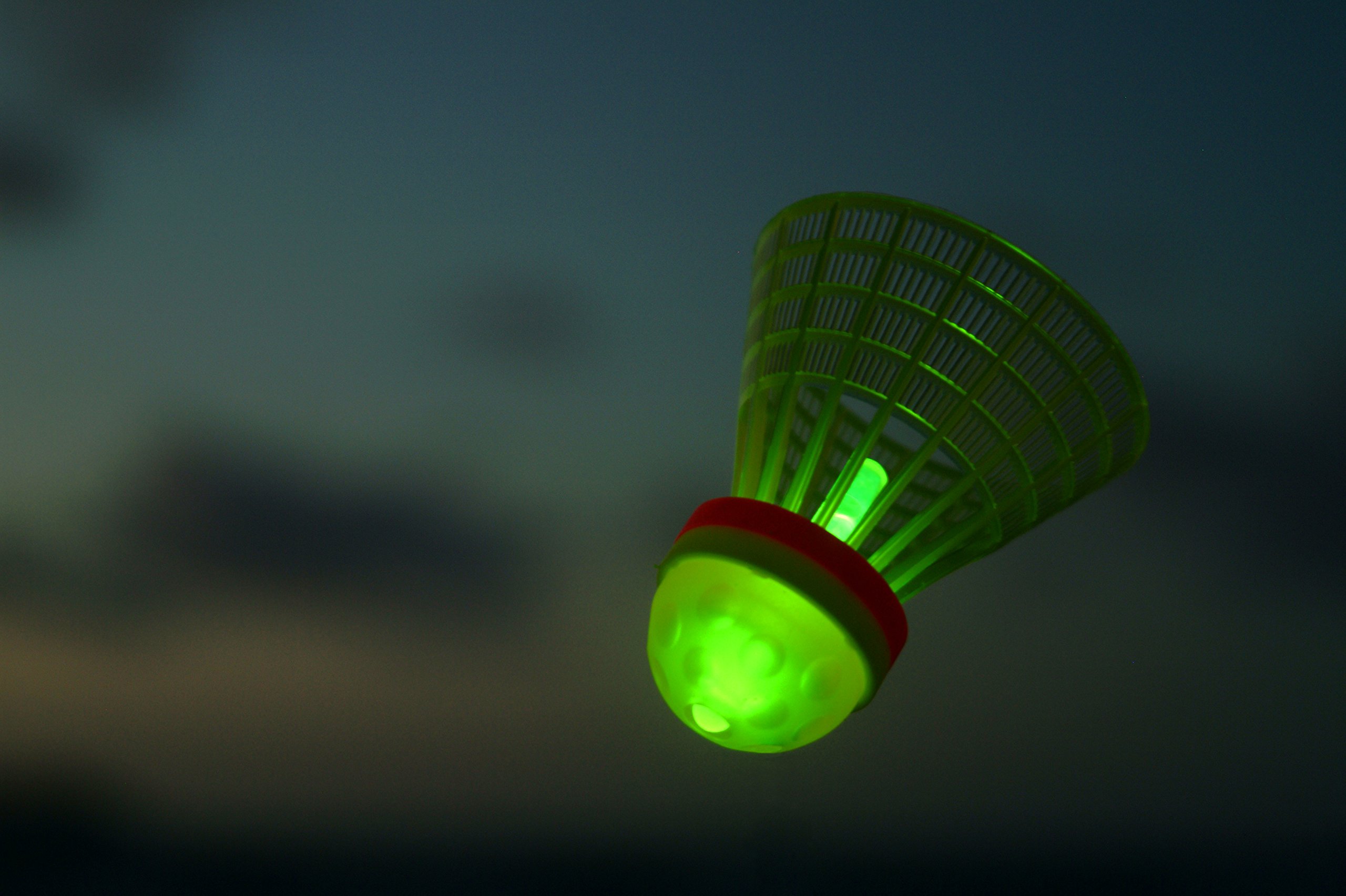 Speedminton Night 3Pk Speeder Tube Birdies for Outdoor Games Speed Badminton/Crossminton
