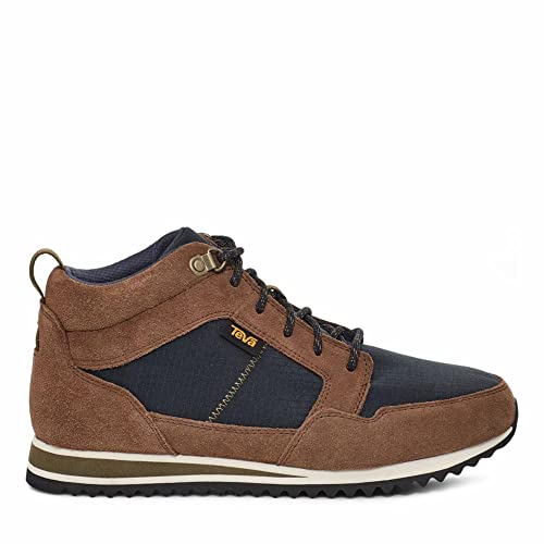 Teva Men's Highside Mid Ankle Boot, Bison/Navy, 7.5