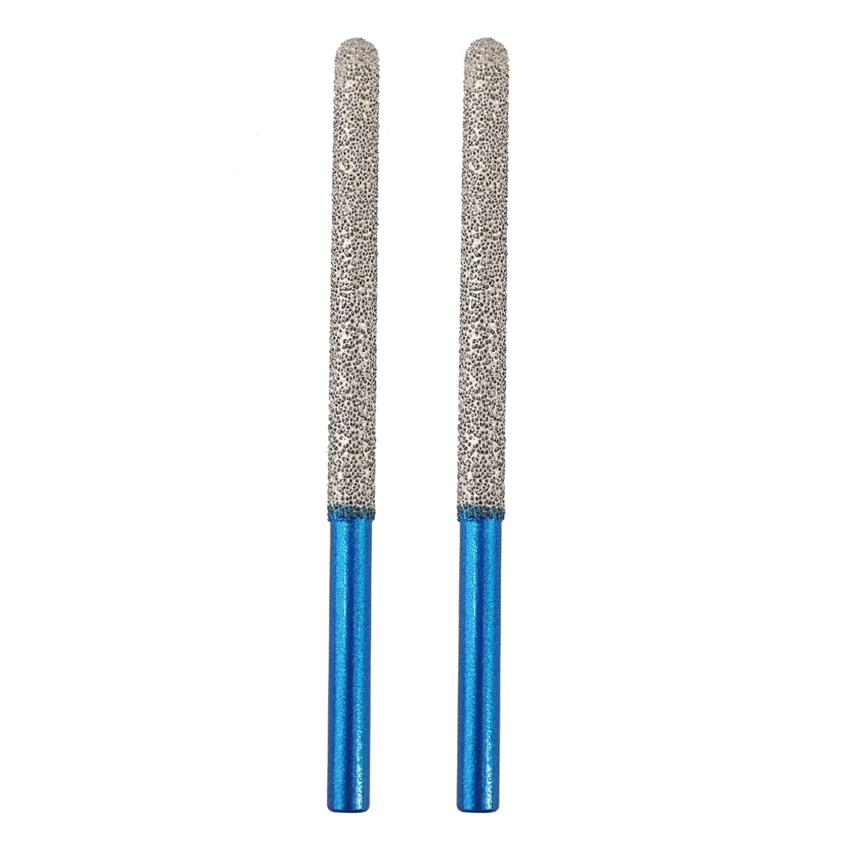 Tuck Point Pin Diamond Bit - BRSCHNITT 72 x7.4mmDiamond Mortar Raking Bit with Round Shank for Removing old Mortar Grinding/Shaping Masonry,Stone,Concrete,Inside Corners Diamond Glitter Bit.