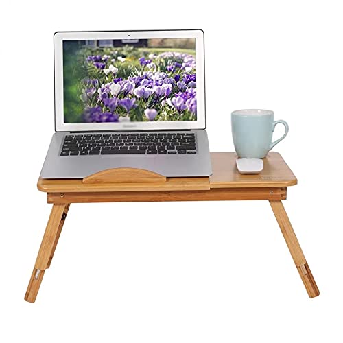 TBGFPO Adjustable Table Computer Desk Rack Shelf Dormitory Bed Lap Desk Portable Book Reading Tray Stand Table (Size : D)
