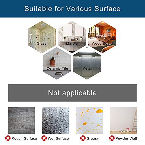 YOLETO Heavy Duty Double Sided Tape, Clear Sticky Adhesive Strips for Posters Wall Decor Gifts for Men (0.6 Inches x 5.5 Yards)