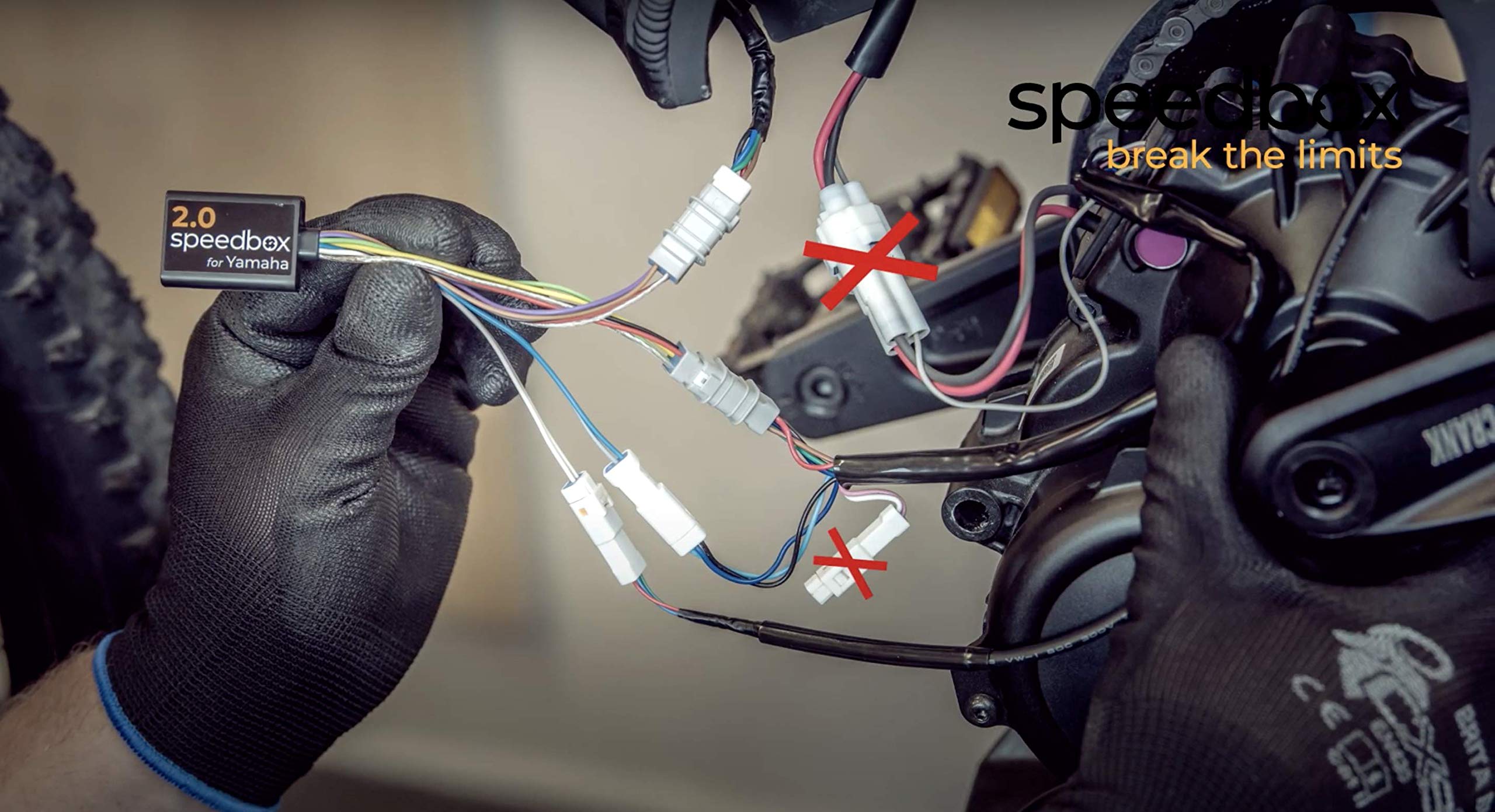 SPEEDBOX 2.0 for Yamaha eBike Tuning kit Suitable for All Yamaha PW-TE, PW-SE, PW-X, PWX2, PW-ST Motors. Smart Tuning chip of The Second Generation