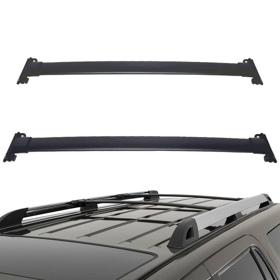 Roof Rack Cross Bars for Ford Expedition 2010 2011 2012 2013 2014 2015 2016 2017 Crossbars Luggage Carrier Aluminum