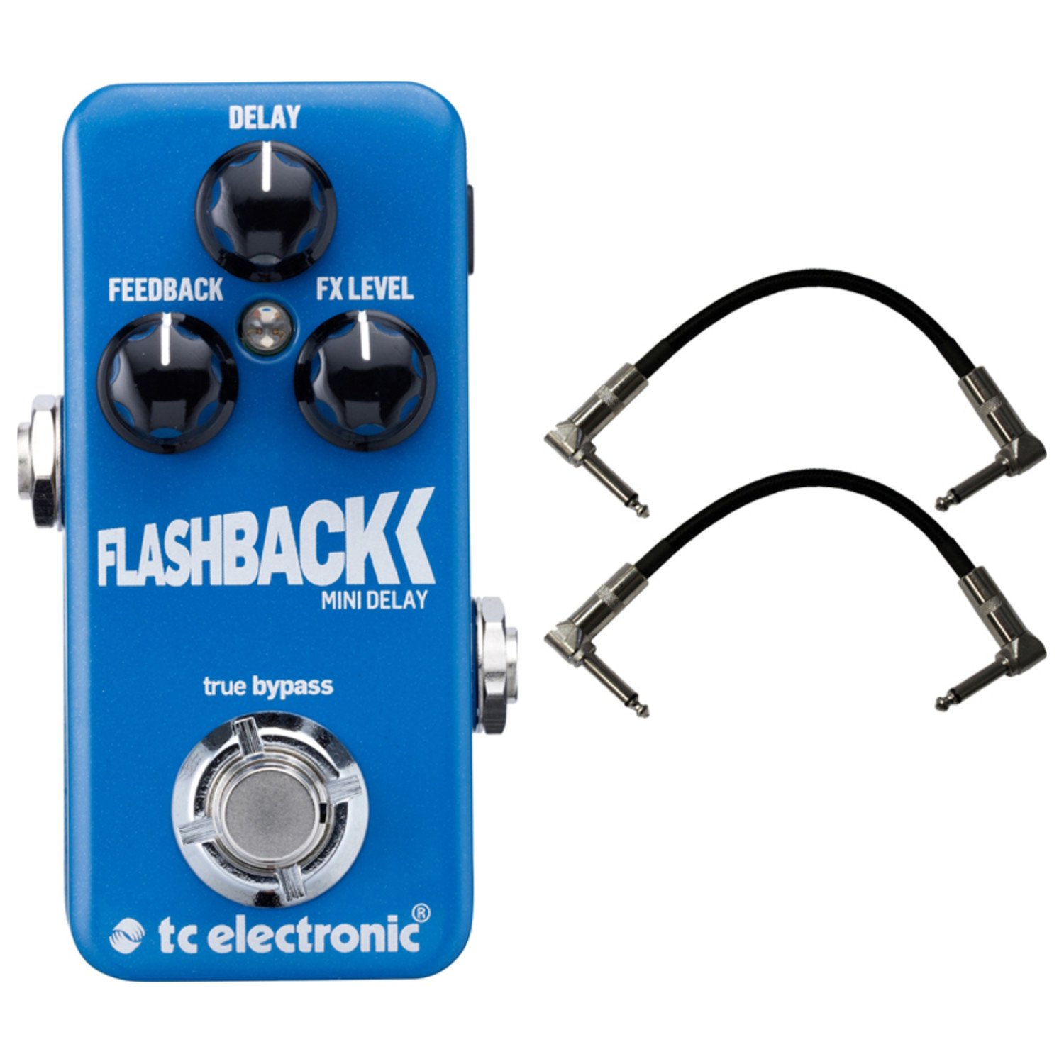 TC Electronic Flashback Delay Mini Guitar Effects Pedal Bundle 960806001