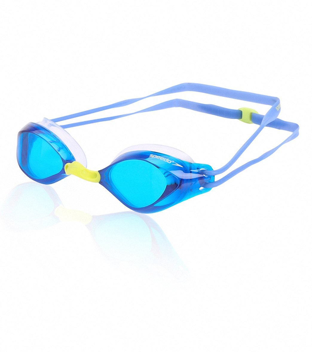 Speedo Liquid Charge Swim Goggle, Blue Bonnet/Limeade/Electric Blue