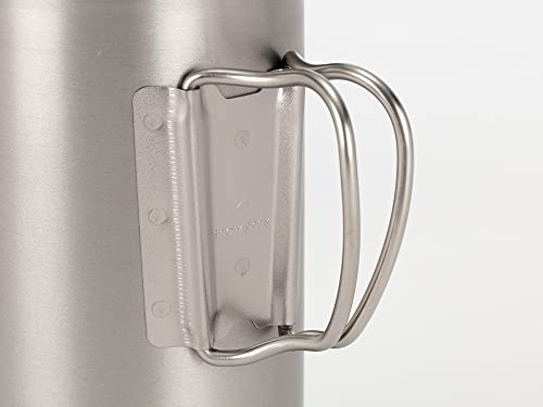 Snow Peak Titanium French Press - Ultralight Coffee Maker for Camping, Backpacking & Hiking - Camping Cookware Essential for Coffee Anywhere