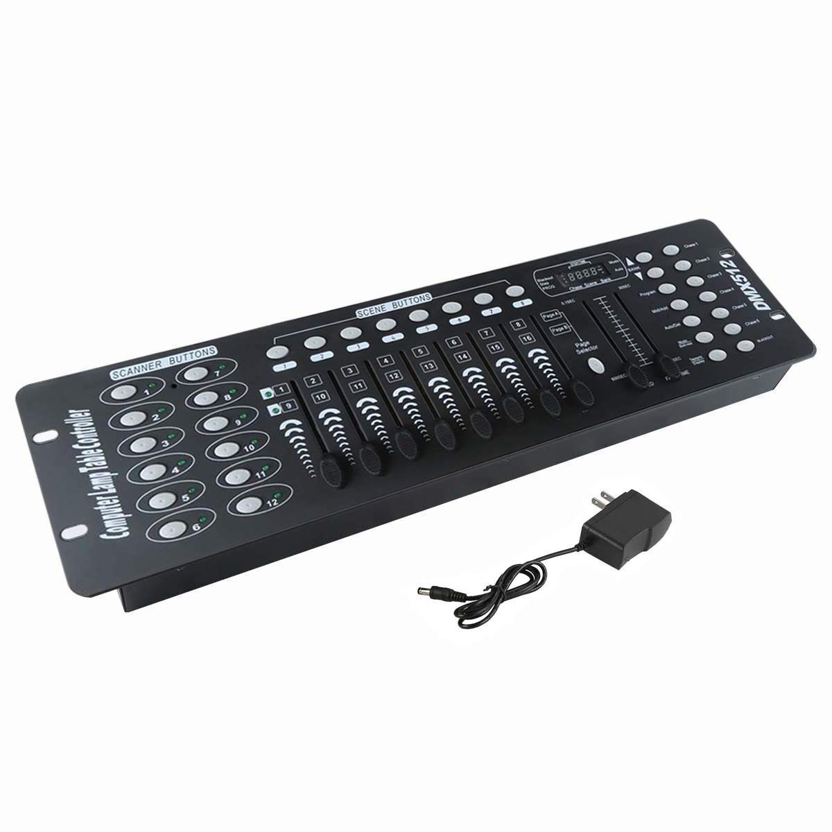 TC-Home 192 Channels DMX512 Light Controller Console for Stage Light Party Moving Heads DJ Operator Equipment