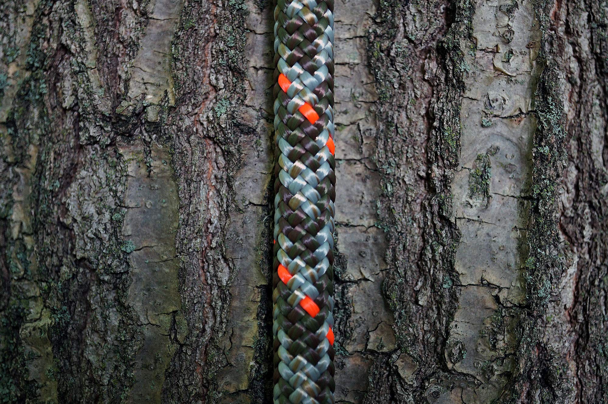 ZOOK Line 1.0 | 30 ft. 1-Man Hunting Safety Rope | Tree Stand Climbing Lifeline | Camo Tree Strap