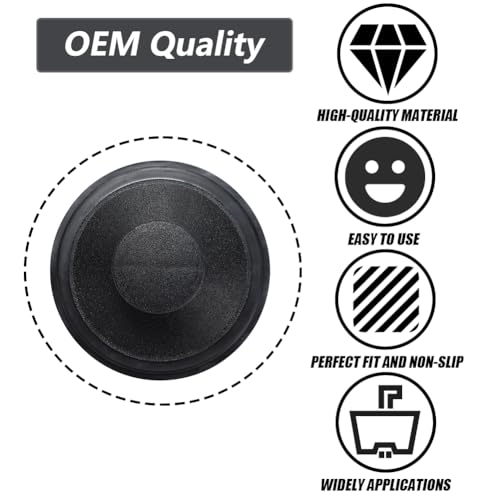 Sink Stopper Exact Replacement for InSinkErator STP-PL/STPPL for Kitchen Drain Stopper and Garbage Disposal Plug, Compatible with Standard 3-1/2" Drains from Kohler, Waste King, Whirlpool, and More