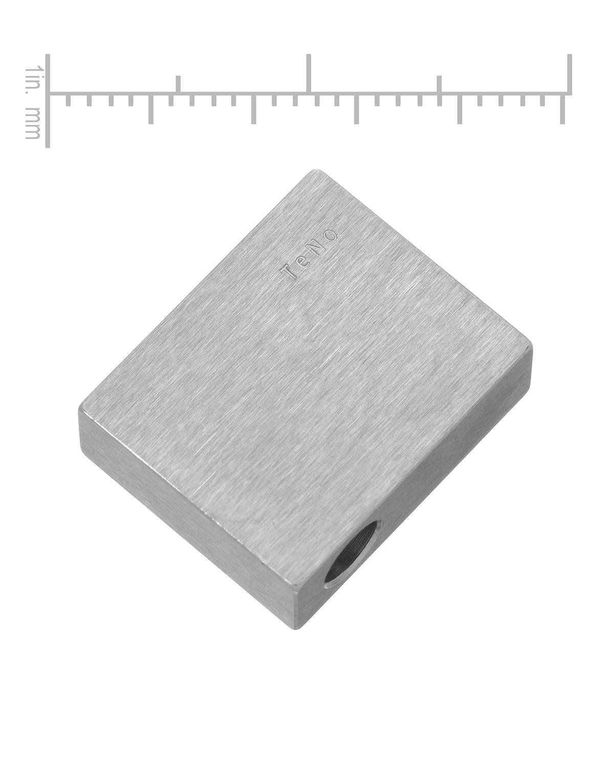 TeNo Stainless Steel Pendant. Length 17 mm.