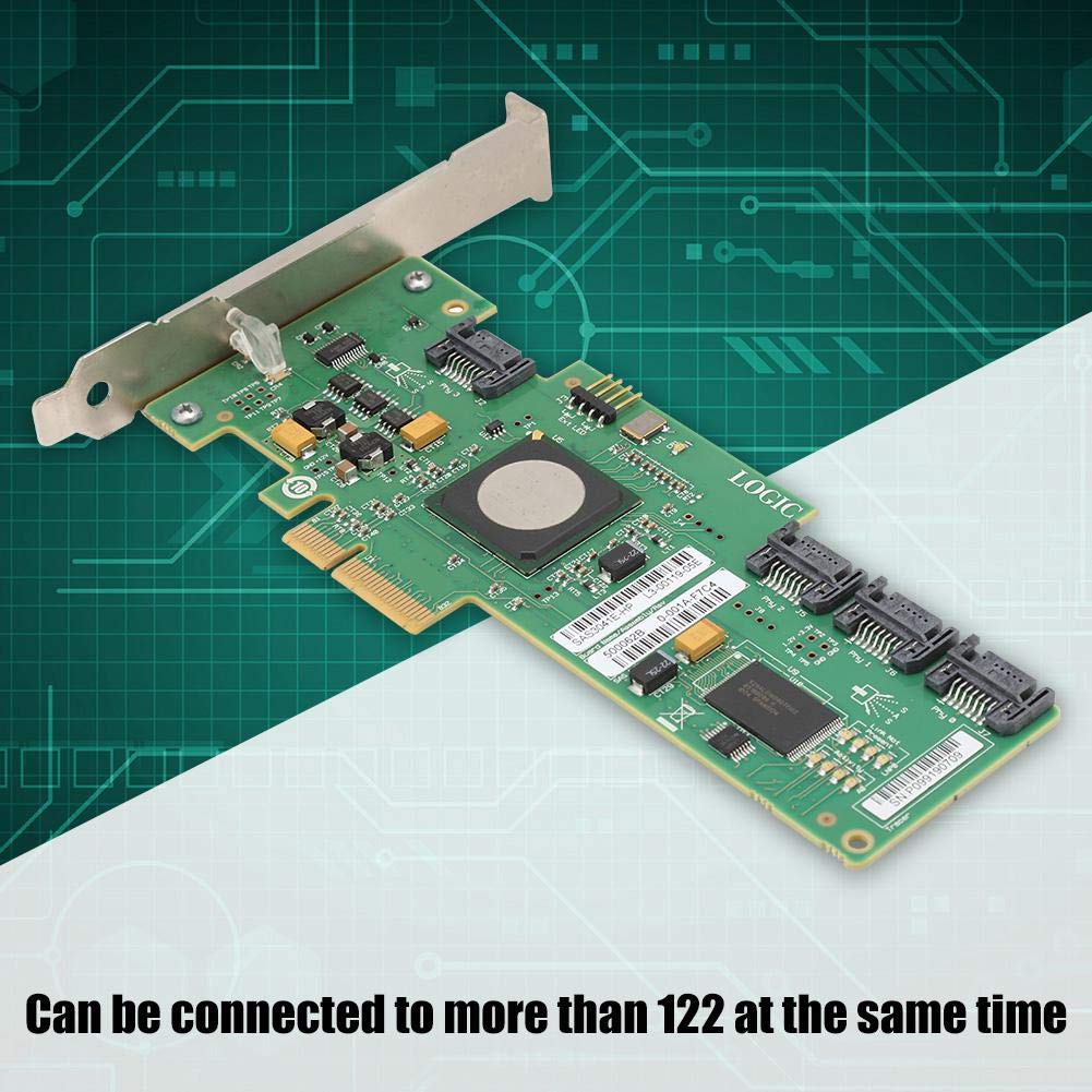 SAS3041E Array Card, 1000MB,s 4 Channels LSISAS1064E LSI SAS3041E HP 4 Port SAS Card for HP Version 4 Port SAS RAID Array Card Controller for RAID
