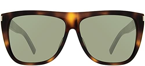 Saint Laurent Unisex SL 1 Light Havana/Green Barberini Mineral Lens