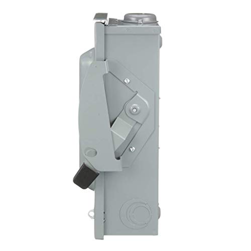 Square D - D323NRB 100-Amp 240-Volt 3-Pole Fusible Outdoor General Duty Safety Switch, ,