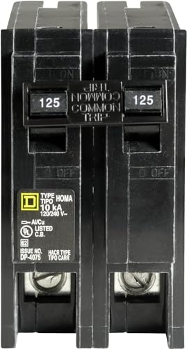 Square D - HOM2125CP Homeline 125-Amp Two-Pole Circuit Breaker