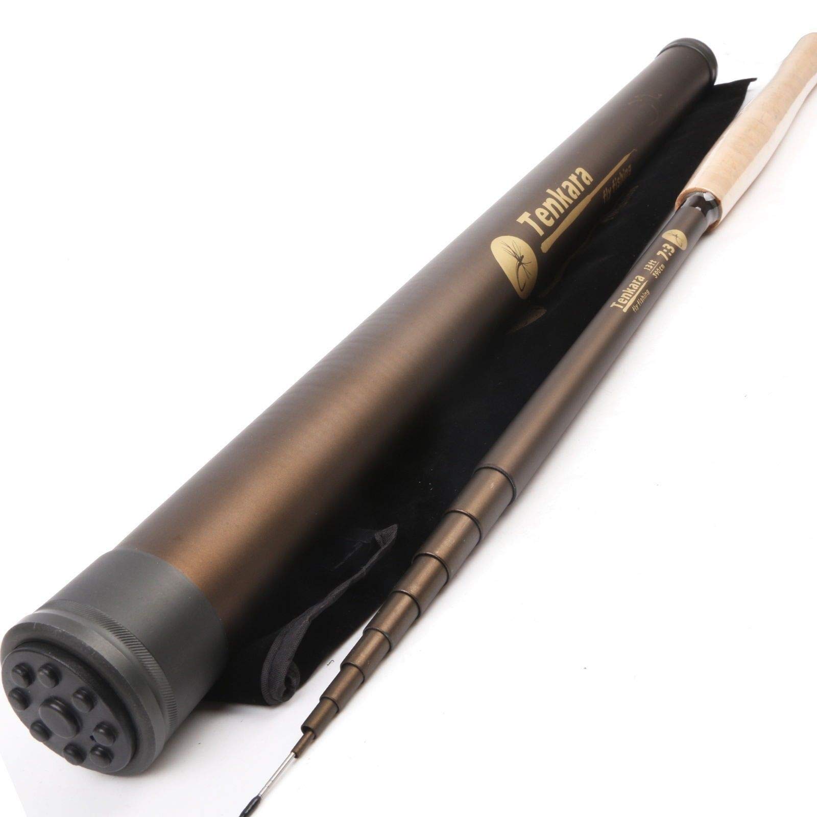 Unifishing Tenkara Fly Rod 9/10/11/12/13FT 7:3 Action Telescoping Rod (V-tenkara, Triple 8'10''/9'9''/10'6'')