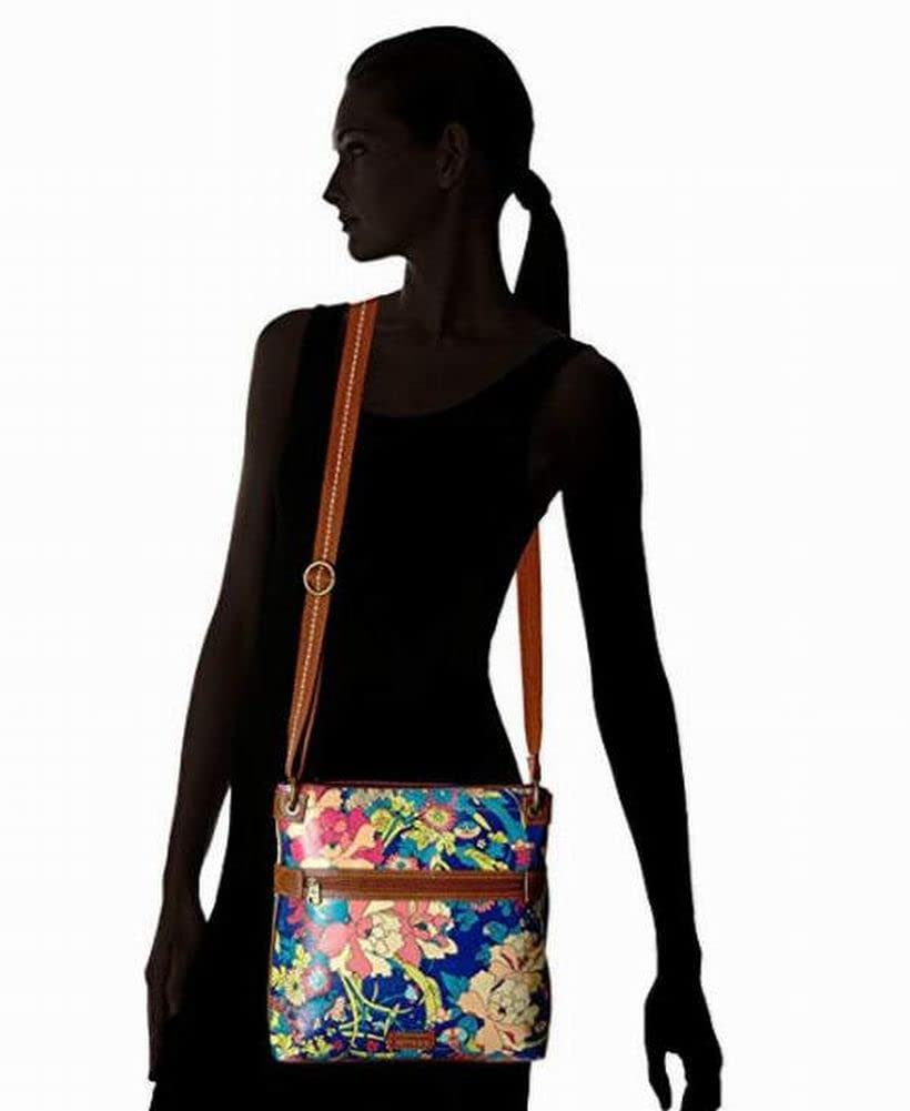 Sakroots Artist Circle Flat Crossbody, Black White Soulful Dove
