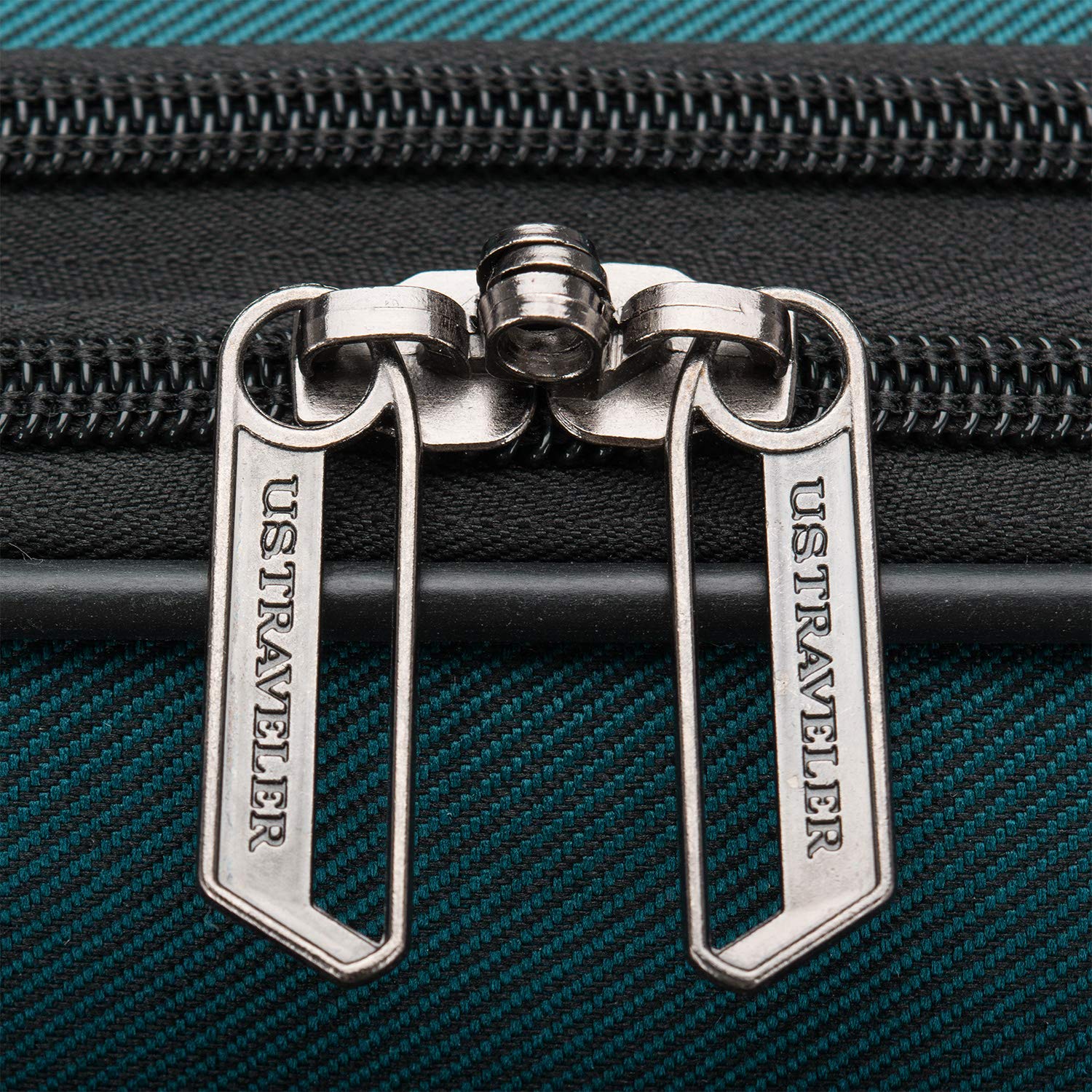 U.S. Traveler Aviron Bay Expandable Softside Luggage with Spinner Wheels, Teal, 30-Inch, US08125E31