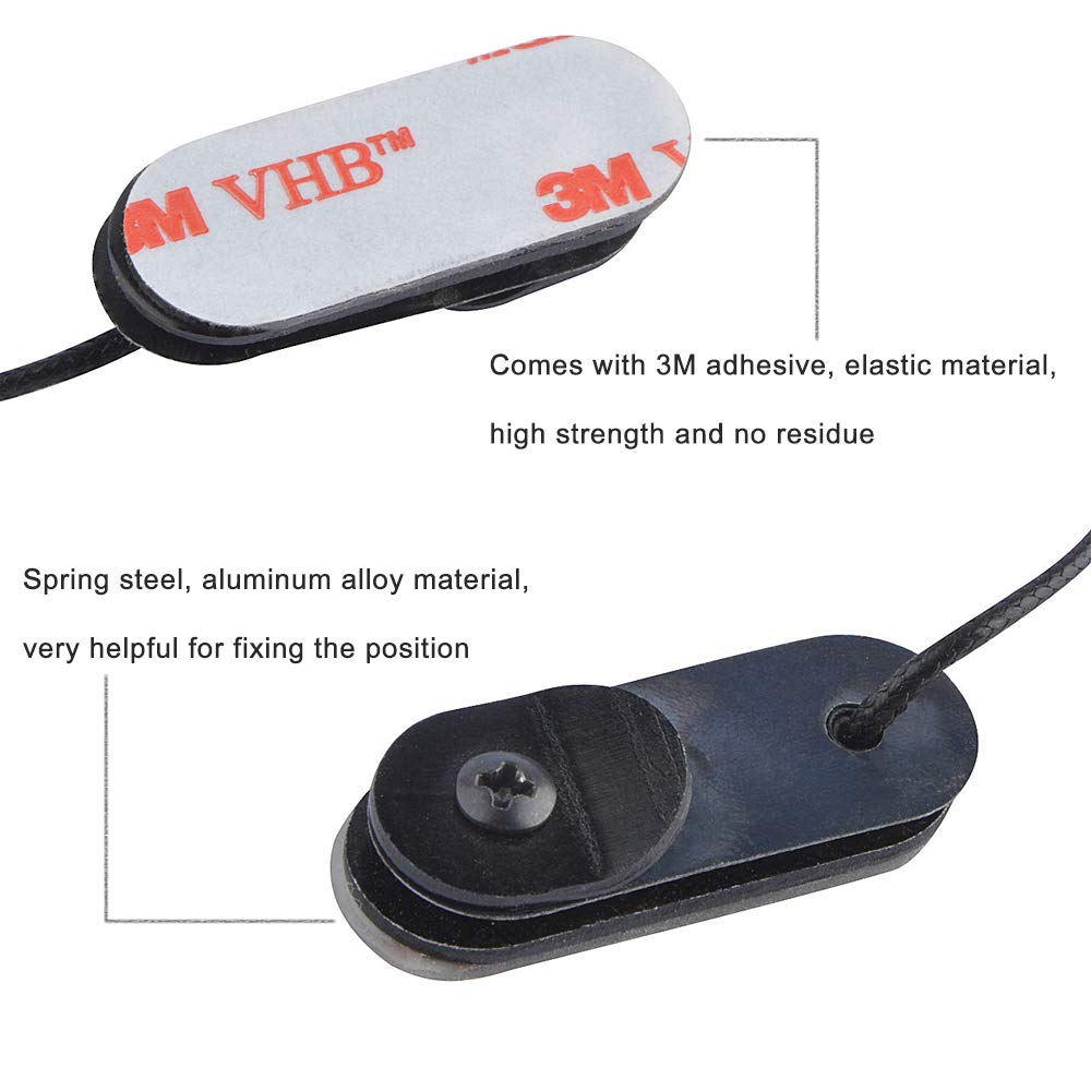 ZZYB Archery Arrow Clicker Arrows Positioning Reminder for Recurve Bow Self-Adhesive Archery Clicker Arrow Shooting Signal Mounted on Bow Limbs