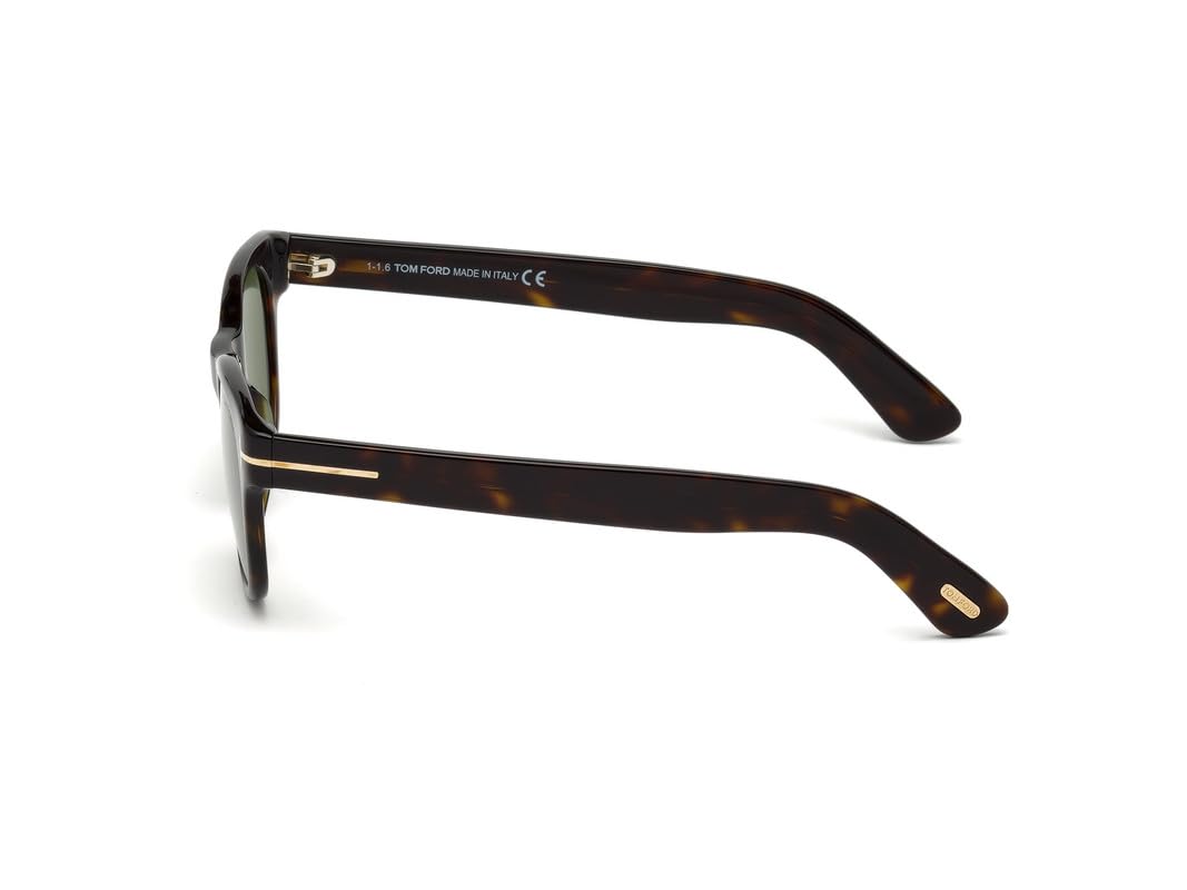 Tom Ford Unisex Sunglasses TF531 Fisher 52N Dark Havana 49mm FT0531