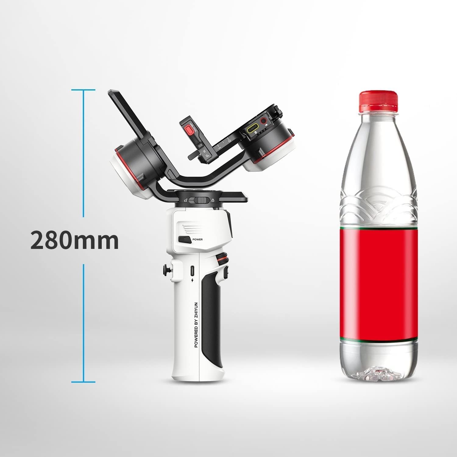 Zhiyun Crane M3 3-Axis Handheld Gimbal Stabilizer for Light Weight DSLR Mirrorless Cameras Smartphone and Action Camera, Compatible with Canon Sony Fujifilm Panasonic iPhone Sumsang GoPro