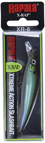 Rapala X-Rap 08 Fishing lure, 3.125-Inch, Moss Back Shiner