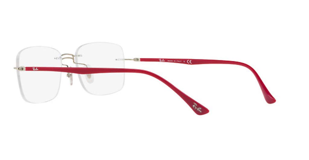 Ray-Ban RB8750 - 1195 Sunglasses Silver; Purple-Reddish w/ Clear Demo Lens 59mm