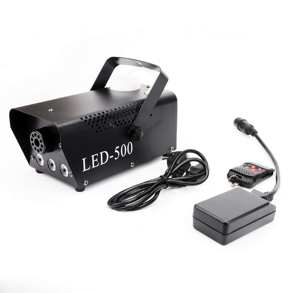 Smoke Machine Fog,Halloween Fog Machine Fogger Making Special Atmosphere Lighting Smog Machine for DJ Parties Christmas Weddings