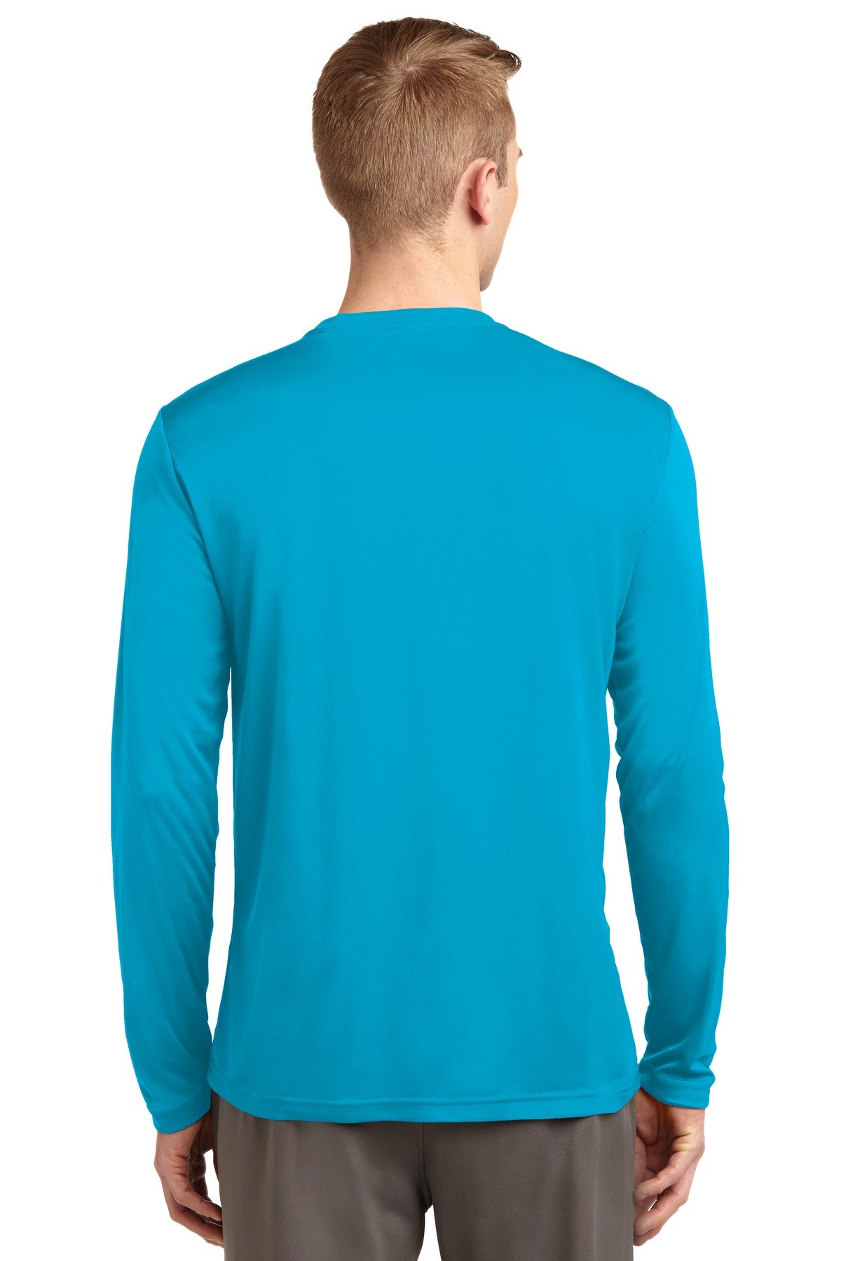 Sport-Tek Tall Long Sleeve PosiCharge Competitor Tee 4XLT Atomic Blue