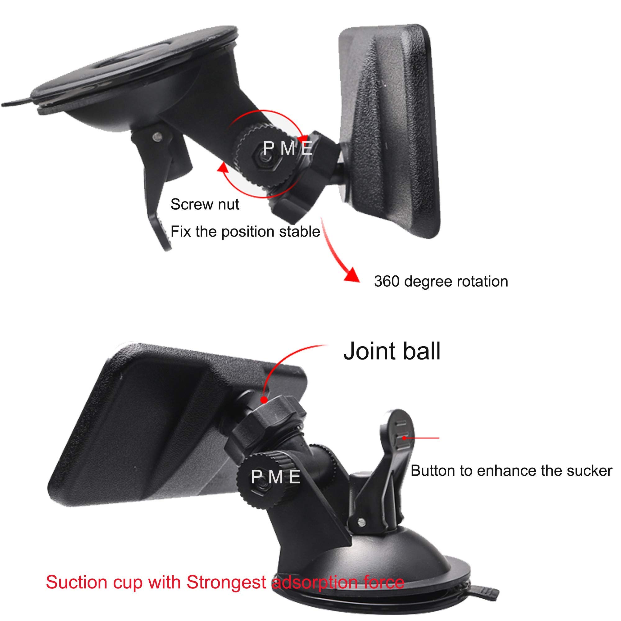 Rear View Mirror for Backseat with Baby- in- Car Sticker, Interior Car Suction Cup Windshield Mirror Strong Sucker Flat Rear View Mirror for Baby Infant Child New