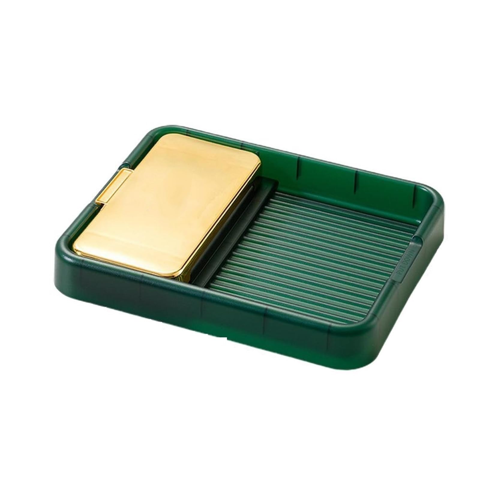 SPICLY Tray Kitchen Pot Lid Holder Soup Spoon Shovel Pan Covers Stand Non Slip Pot (Color : Green)