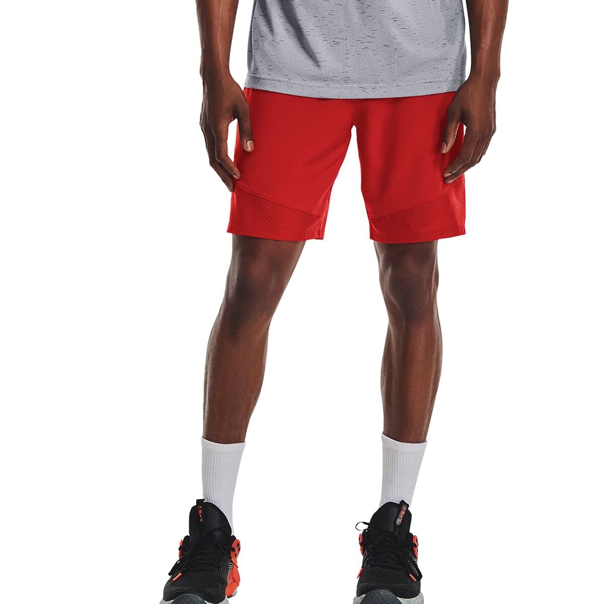 Under Armour Men's Vanish Woven Shorts, Radiant Red (839)/Black, Large