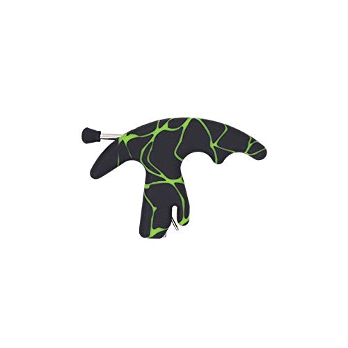 Three Finger Thumb Strong A1 Plastic Archery Release Aid Compound Bow Hunting Release Aid (Black)
