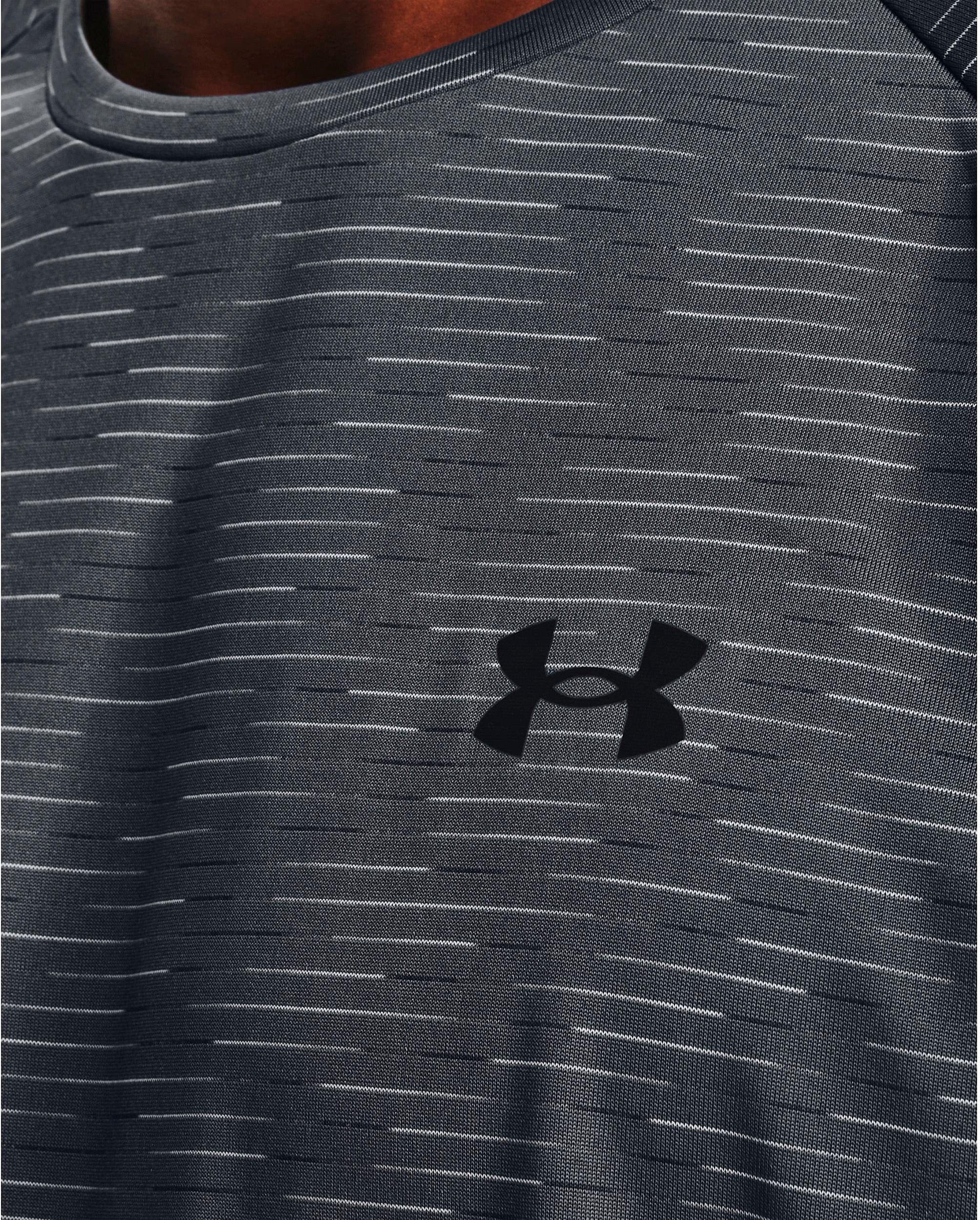 Under Armour Mens Tech 2.0 5C Short Sleeve T-Shirt, Pitch Gray (012)/Black, Large