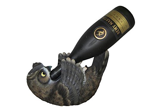 Wise Owl Guzzler Wine Bottle Holder Rack Kitchen Decoration