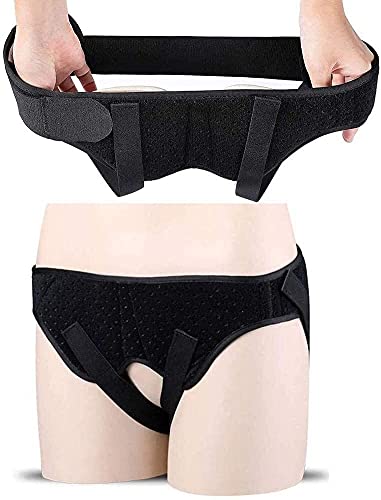 Support Post Surgery Hernia Pain Relief Truss Brace for Single/Double Inguinal Or Sports Hernia with Two Removable Compression Pads &Groin Straps Surgery & Injury Recovery Hernia Belt Inguinal Hernia