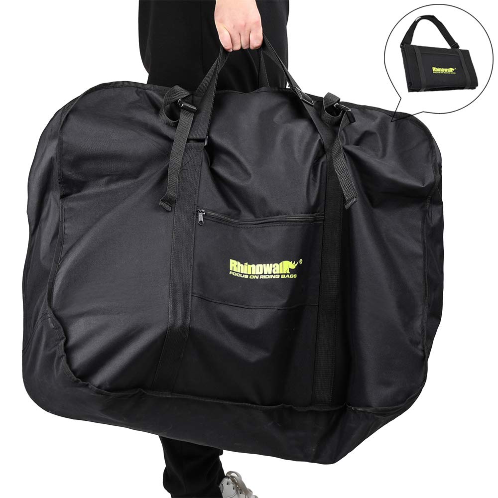 Rhinowalk Folding Bicycle Carry Bag Portable Bike Luggage 14-20 inch for Travel Transport Storage