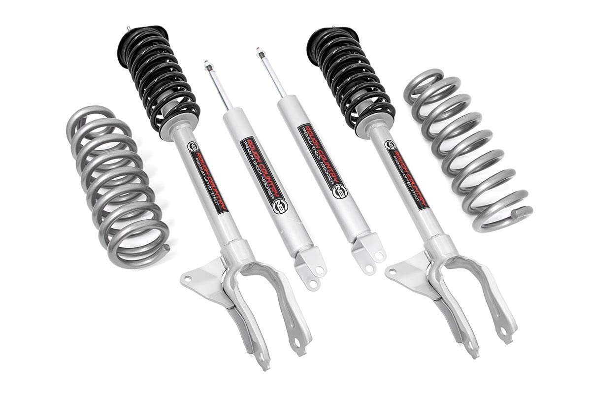 Rough Country 2.5 Lift Kit w/N3 Struts for 16-22 Jeep Grand Cherokee WK2-91430