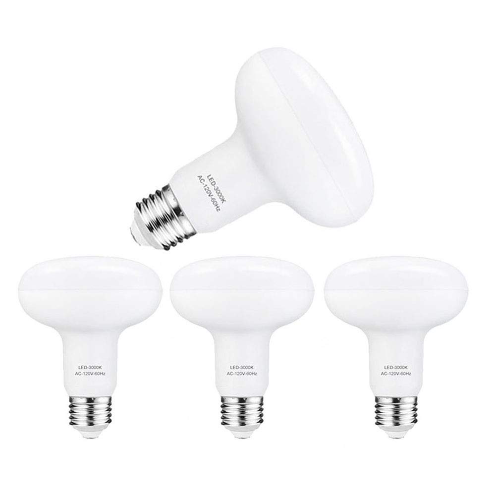 Small frog LED Bulb R30 or BR30, 12W (100W Equivalent), 1200 Lumens, Upgrade for 100W Bulb, 3000K Soft White Color, for Recessed Can Use, Wide Flood Light, Dimmable, (Pack of 4)