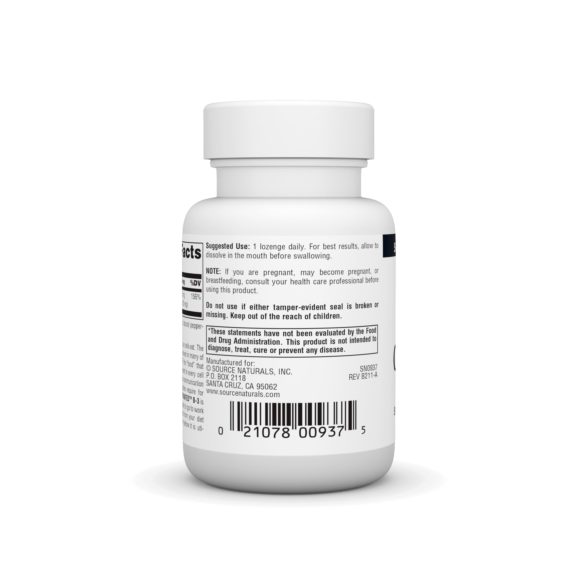 Source Naturals Coenzymated B-3 25 MG - 60 CT