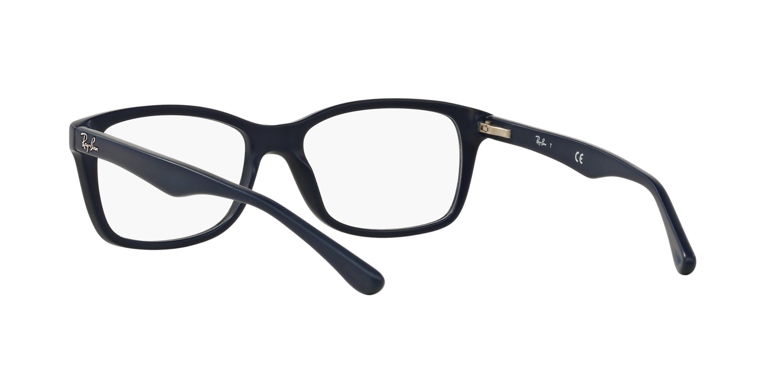 Ray-Ban RX5228 Square Prescription Eyeglass Frames, Sand Blue/Demo Lens, 50 mm
