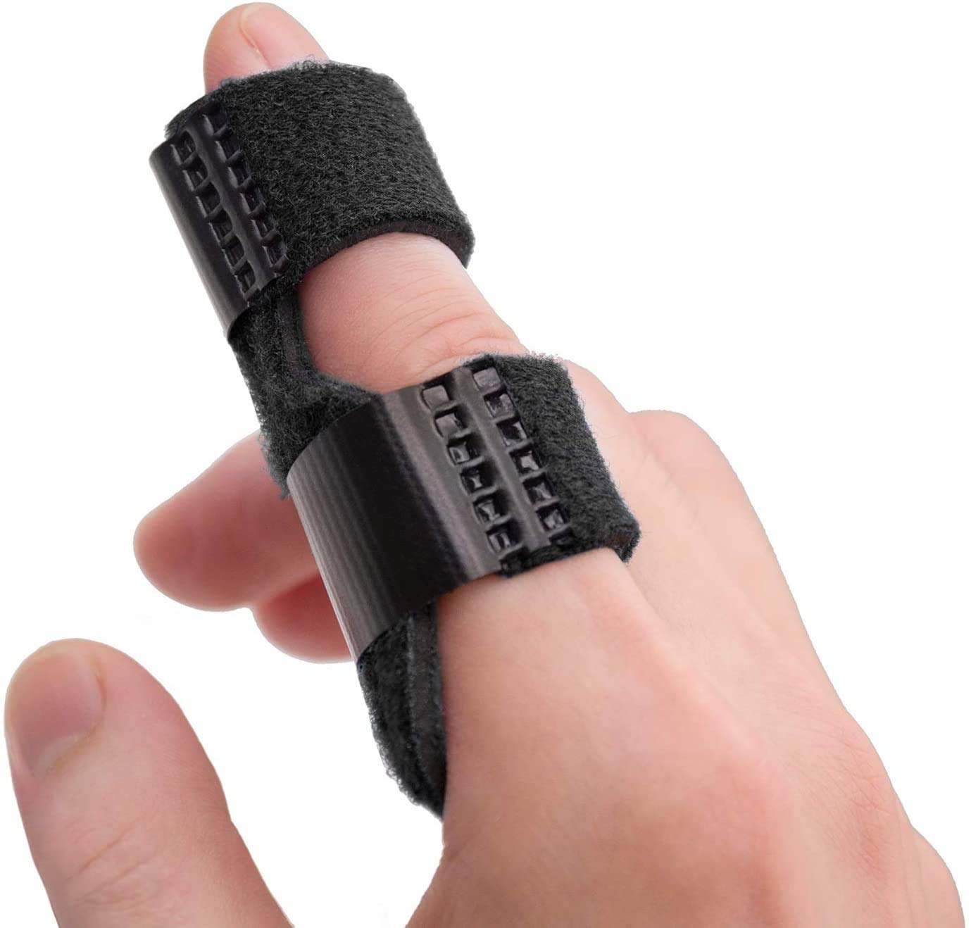 Trigger Finger Splints, Finger Brace for Broken Finger, Finger Knuckle Immobilization for Arthritis Pain, Sport Injuries, Basketball, Baseball, Bowling (Normal, Adult)