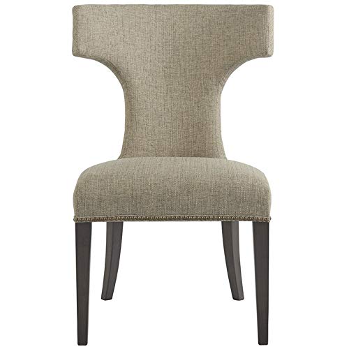 Universal Furniture Soliloquy Fabric Dining Side Chair in Gray