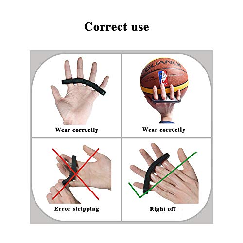 XCMY Silicone Basketball Shooting Trainer 3-Pack Suitable for Youth Adult Shooting Hand Correction Auxiliary Trainer (Black)