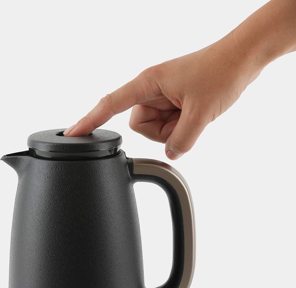 Zojirushi AH-FAE10BZ, Glass Vacuum Carafe, 1.0-Liter, Imono Black, Made in Japan