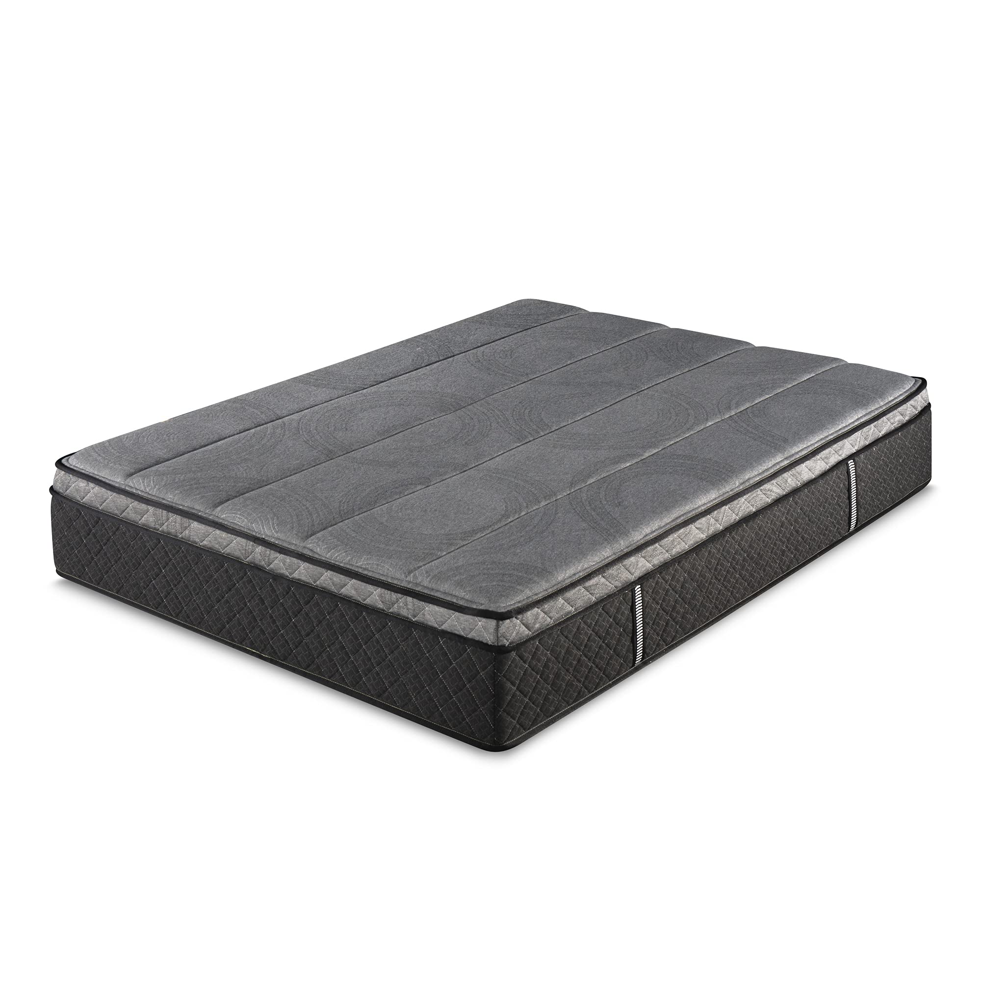 Zinus 12 Inch Euro Top Pocket Spring Hybrid Mattress/Pocket Innersprings for Motion Isolation/Bed-in-a-Box, Twin