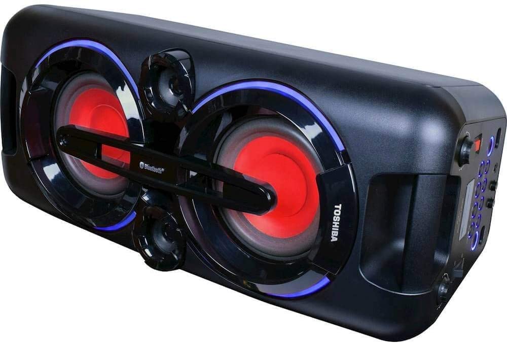 Toshiba TY-ASC60 Rechargeable Wireless Bluetooth Audio Streaming Party Speaker System