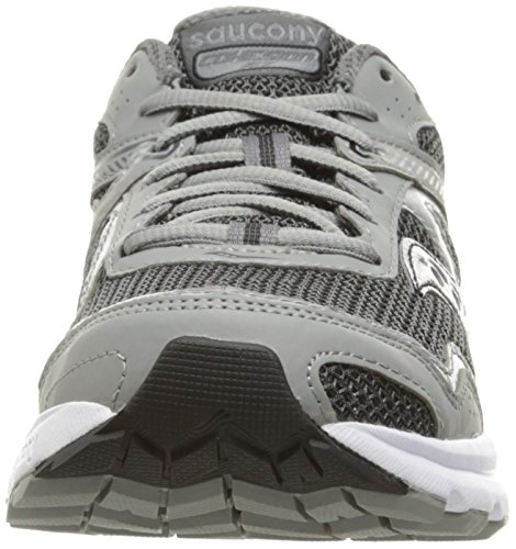 Saucony Men's Cohesion 10 Running Shoe, Grey/Silver, 10