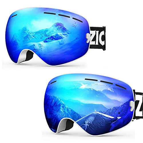 ZIONOR Lagopus Ski Goggles and XMINI Kids Ski Goggles