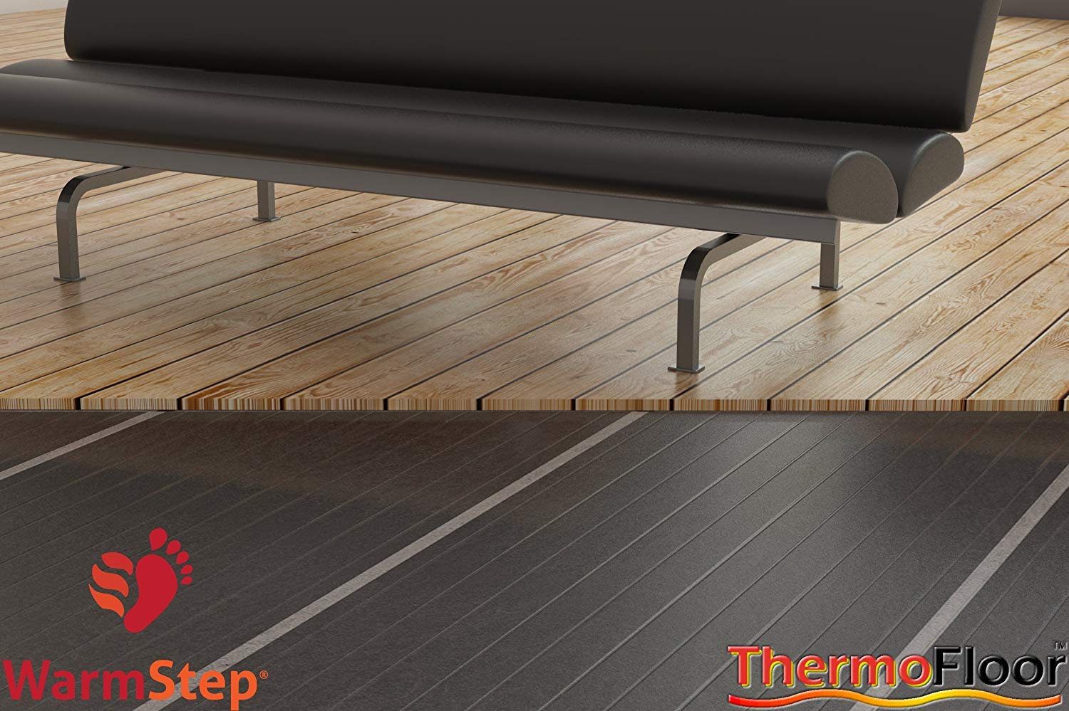 ThermoSoft In Floor Heating System, 120V, 9 Sqft, 3 ft x 3 ft