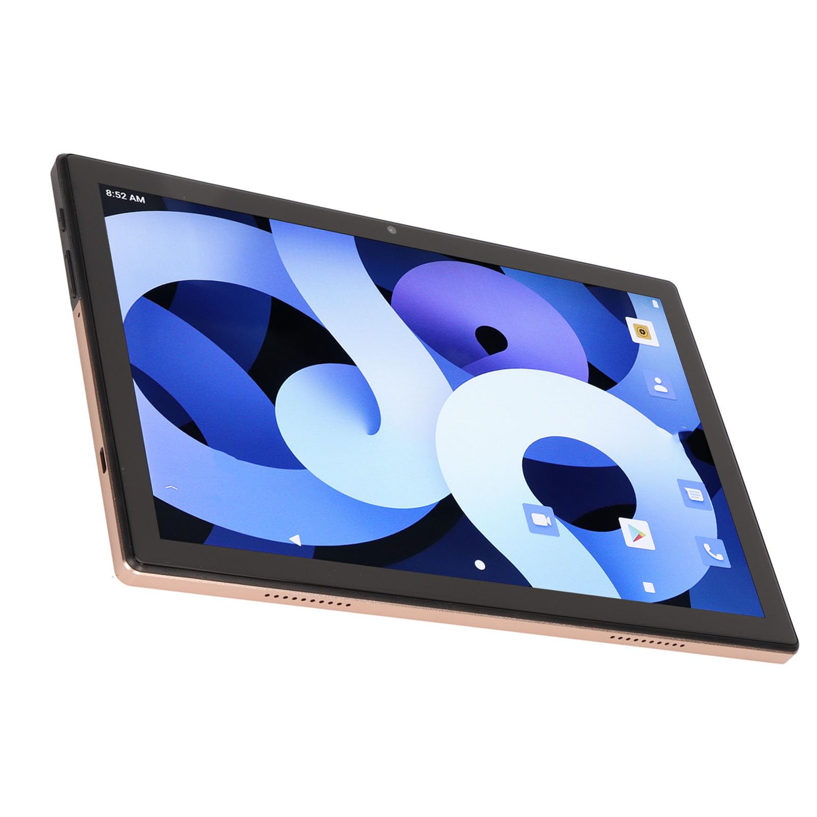 SHYEKYO WiFi Tablet, 10.1 Inch Smart Tablet, 12GB RAM 512GB ROM for Video to Work (Gold)